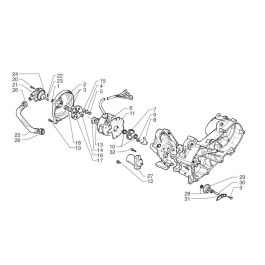 Flywheel Water Pump Yamaha Aerox 2-stroke